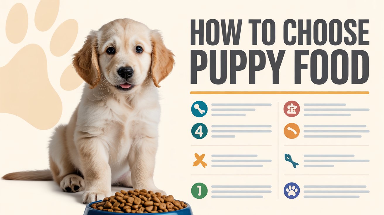 ¿Cómo elegir la comida para cachorros?